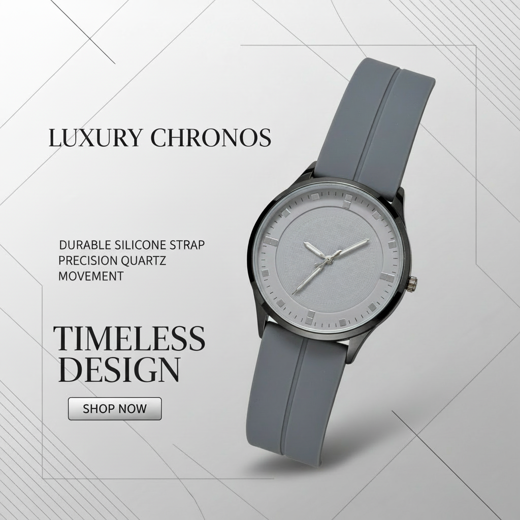 Vitz Regalia Gray Colour Men Watch – darvaza.com.pk