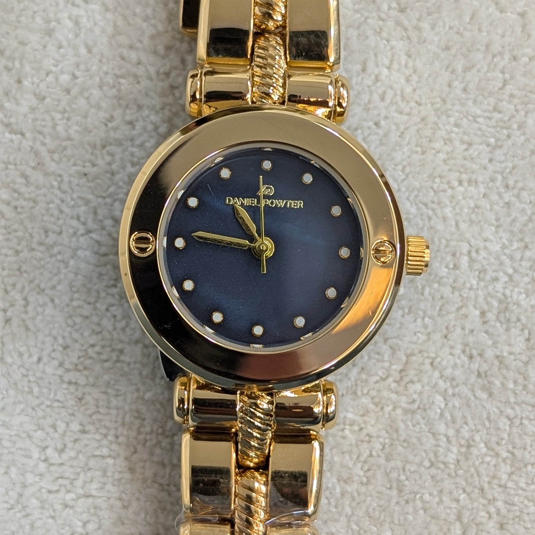 Danel Noble Golden & Black Dial Women Watch – darvaza.com.pk
